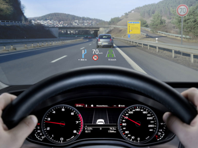 Affichage Tete Haute Voiture